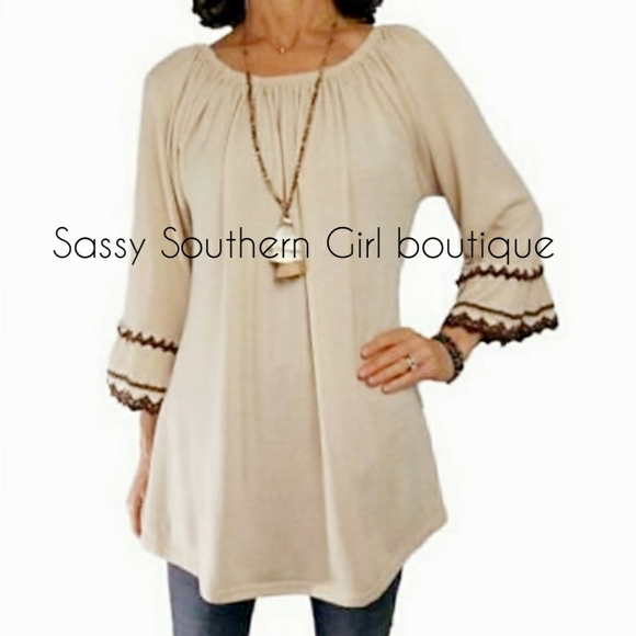 Sassy Southern Girl Boutique | Tops | Boho Bell Sleeve Unic Or Dress ...